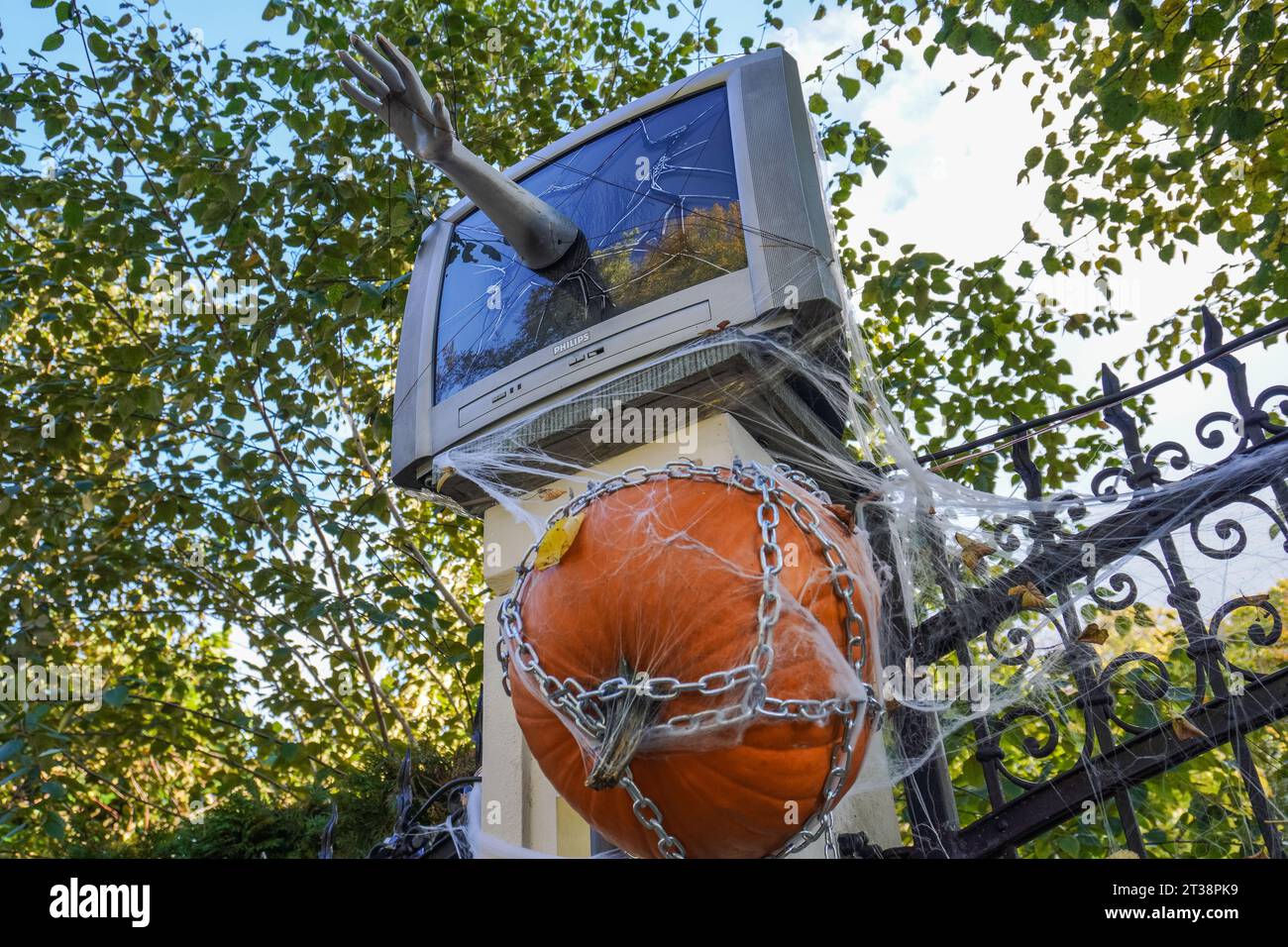 A house decorated with themes from the movie character of Anna Morgan ...