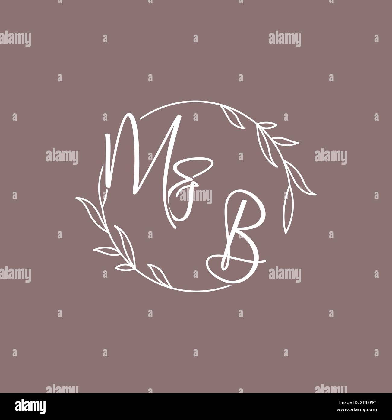 Mb initials logo hi-res stock photography and images - Alamy