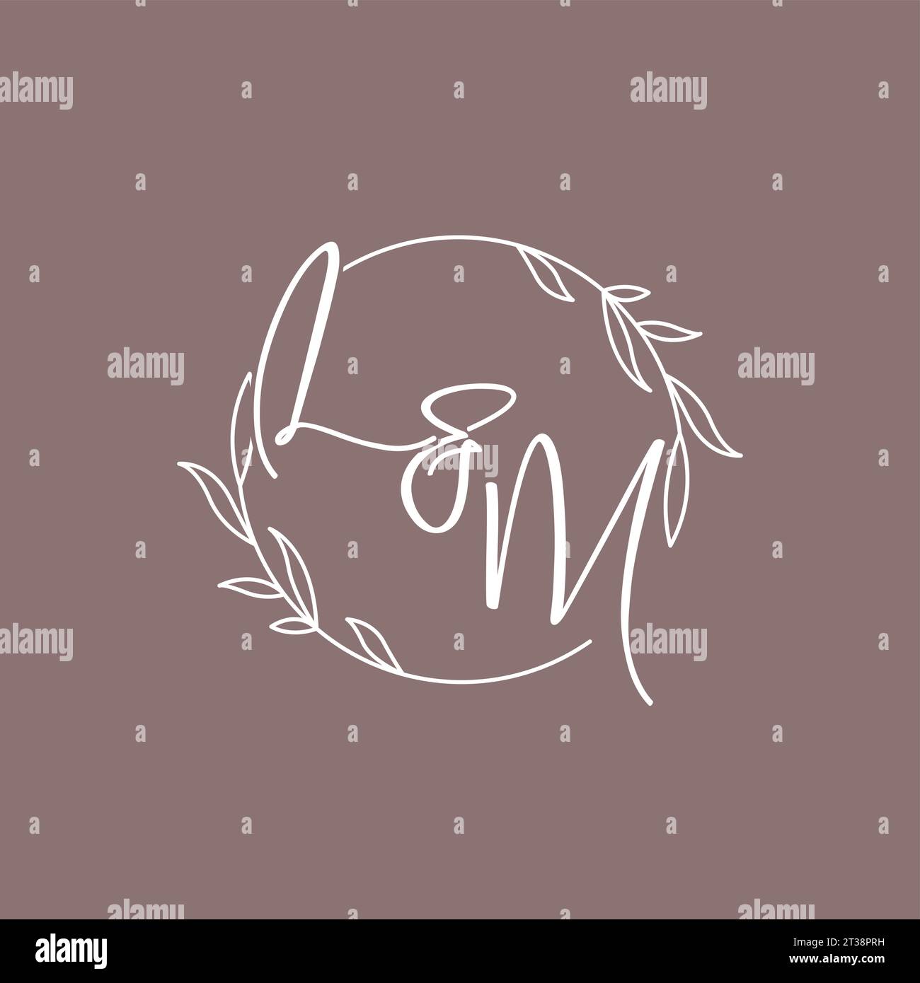 LM wedding initials monogram logo ideas vector graphic Stock Vector ...