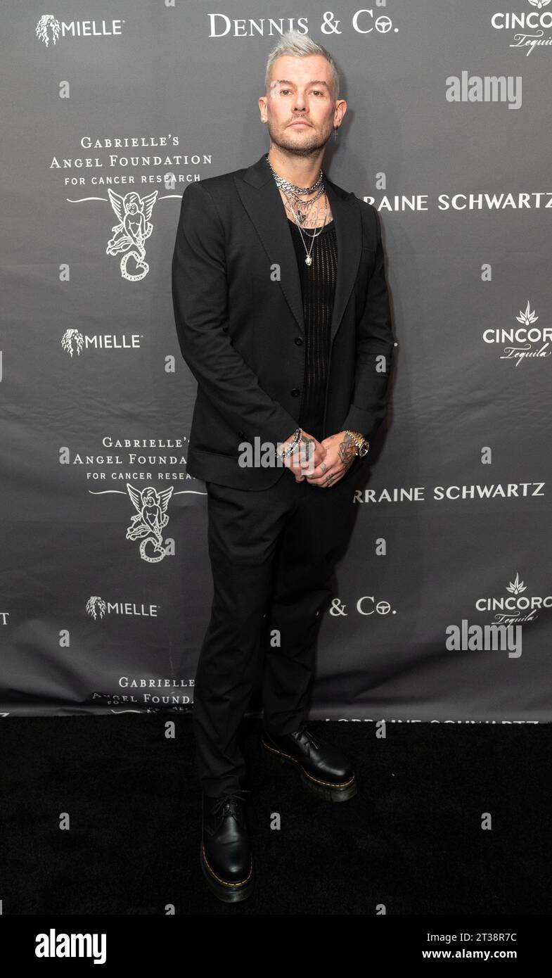 New York, USA. 23rd Oct, 2023. Jason Naylor attends Gabrielle's Angel ...