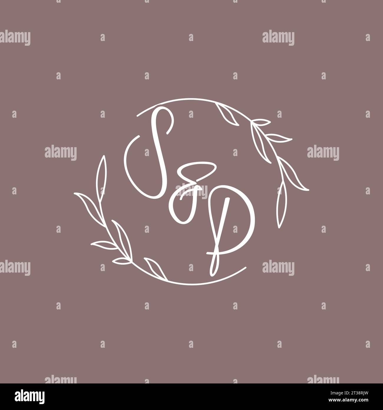 Monogram sp hi-res stock photography and images - Alamy