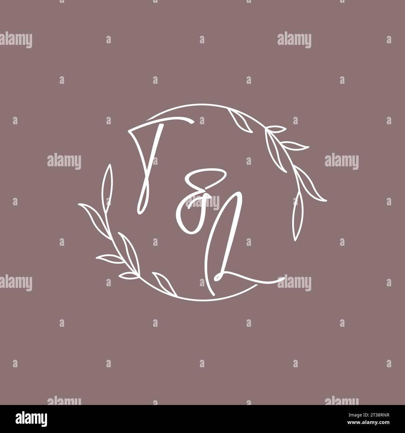 TL wedding initials monogram logo ideas vector graphic Stock Vector ...