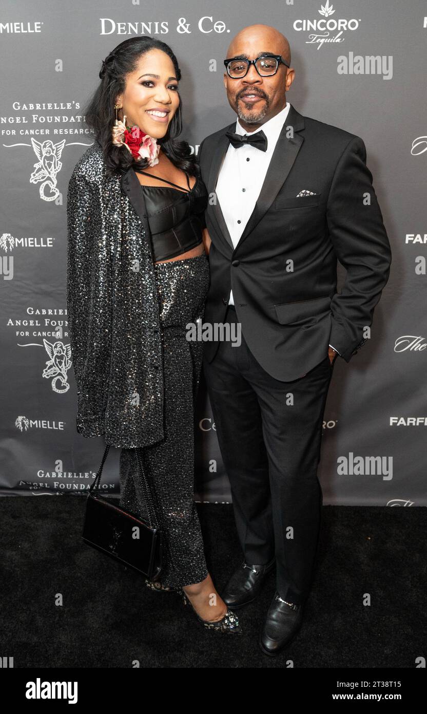 New York, USA. 23rd Oct, 2023. Lauren Wesley Wilson (L) attends ...