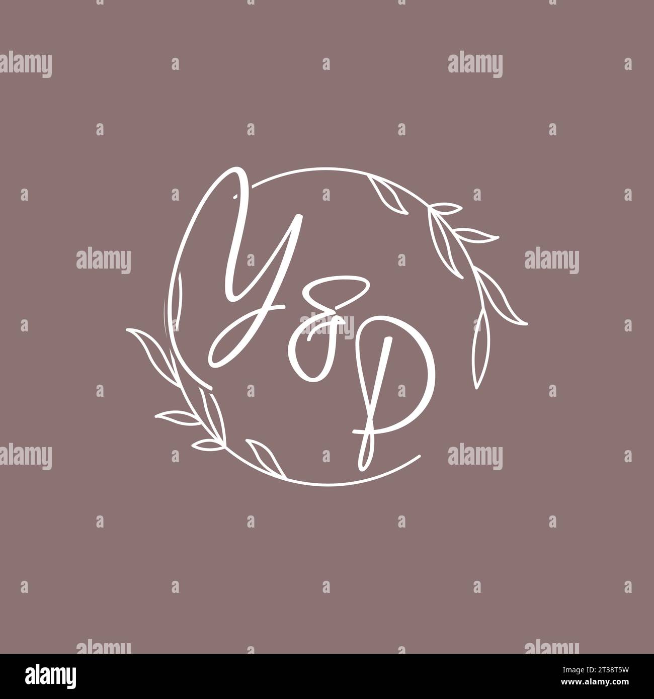 YP wedding initials monogram logo ideas vector graphic Stock Vector ...