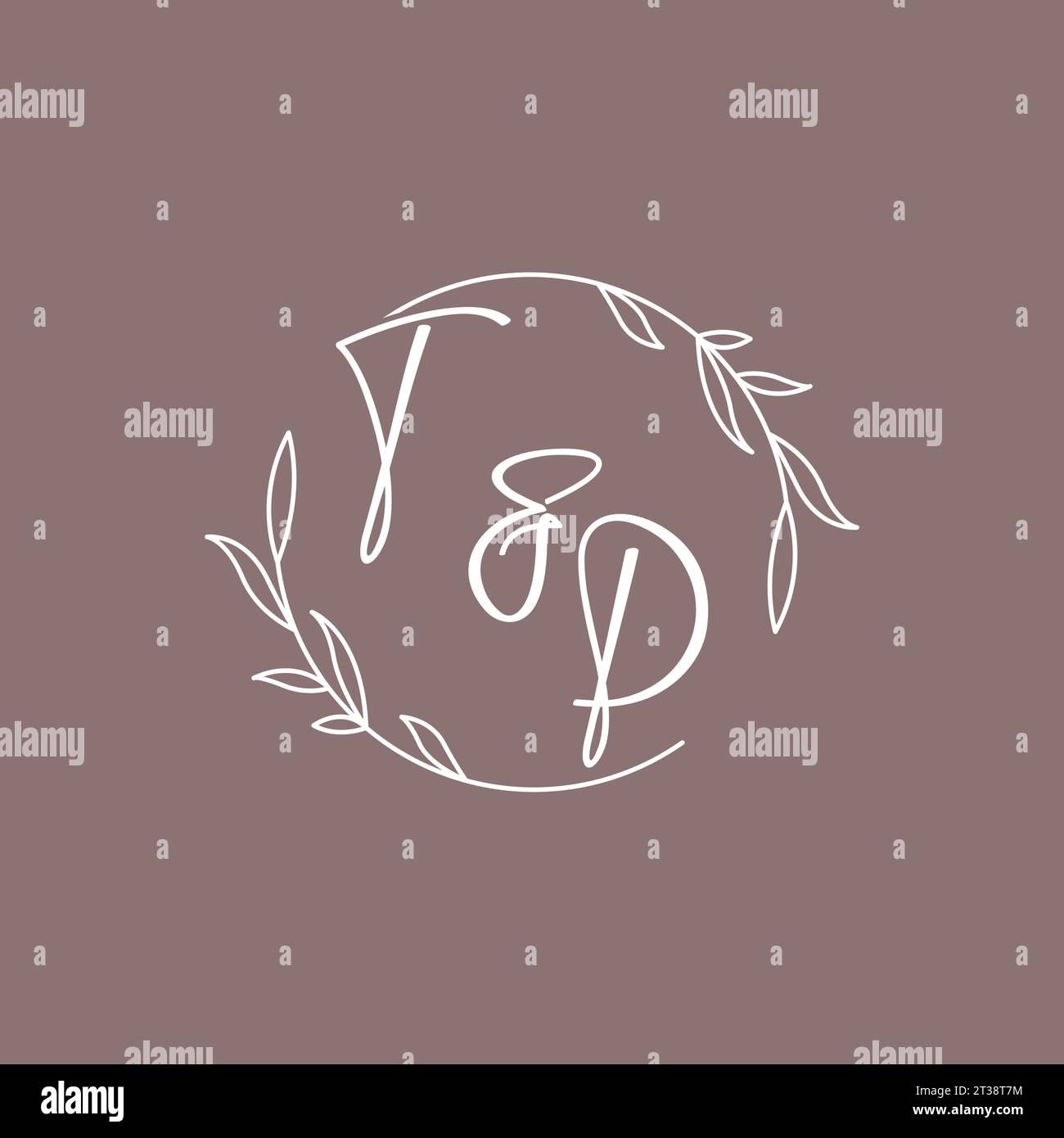 TP wedding initials monogram logo ideas vector graphic Stock Vector ...