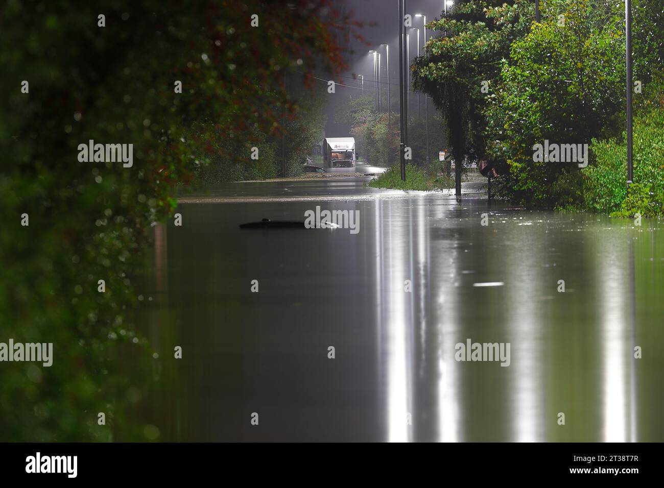 21st October Storm Babet flooding in Allerton Bywater,West Yorkshire,UK ...