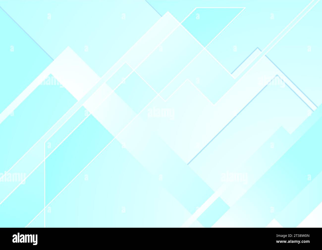 Light blue technology geometric abstract background. Vector minimal art ...