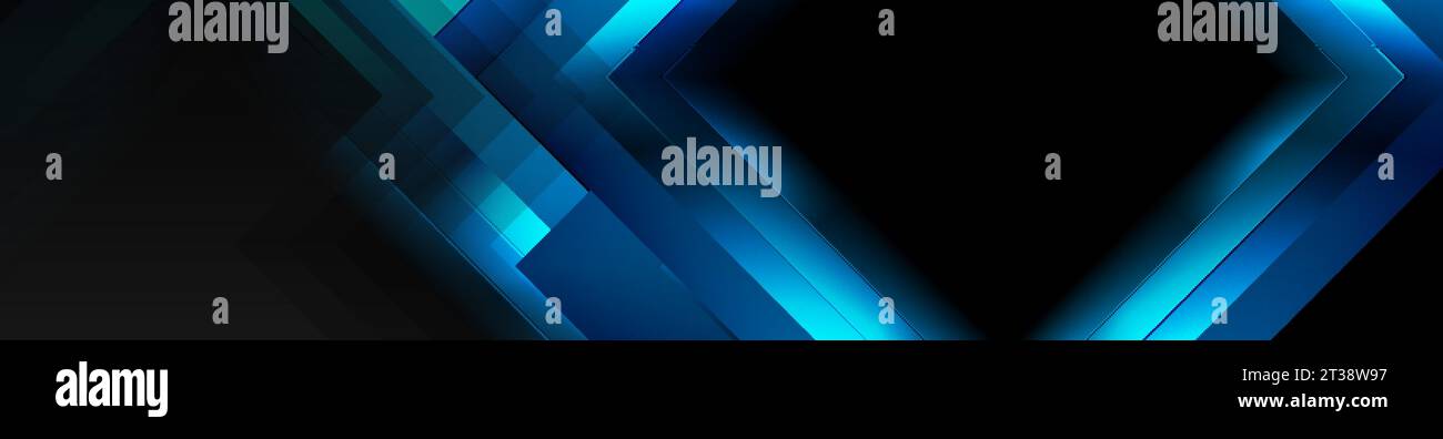 Black and blue glossy stripes abstract tech geometric background ...