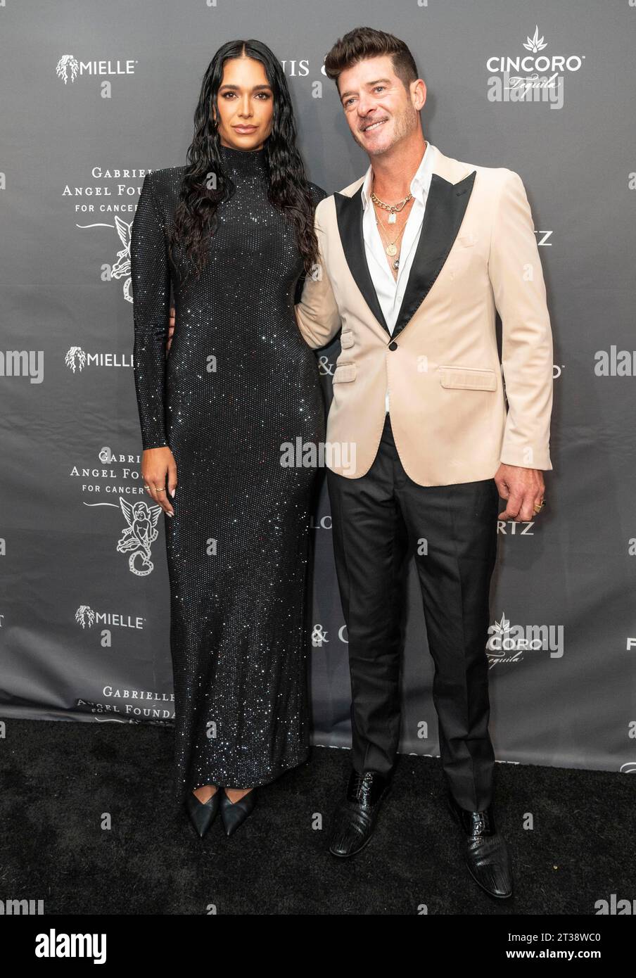 New York, New York, USA. 23rd Oct, 2023. April Love Geary and Robin ...