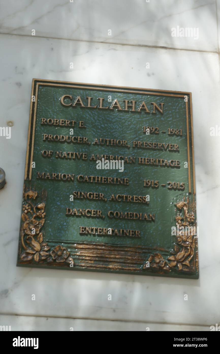 Los Angeles, California, USA 20th October 2023 Author/Producer Robert Callahan and Actress ...