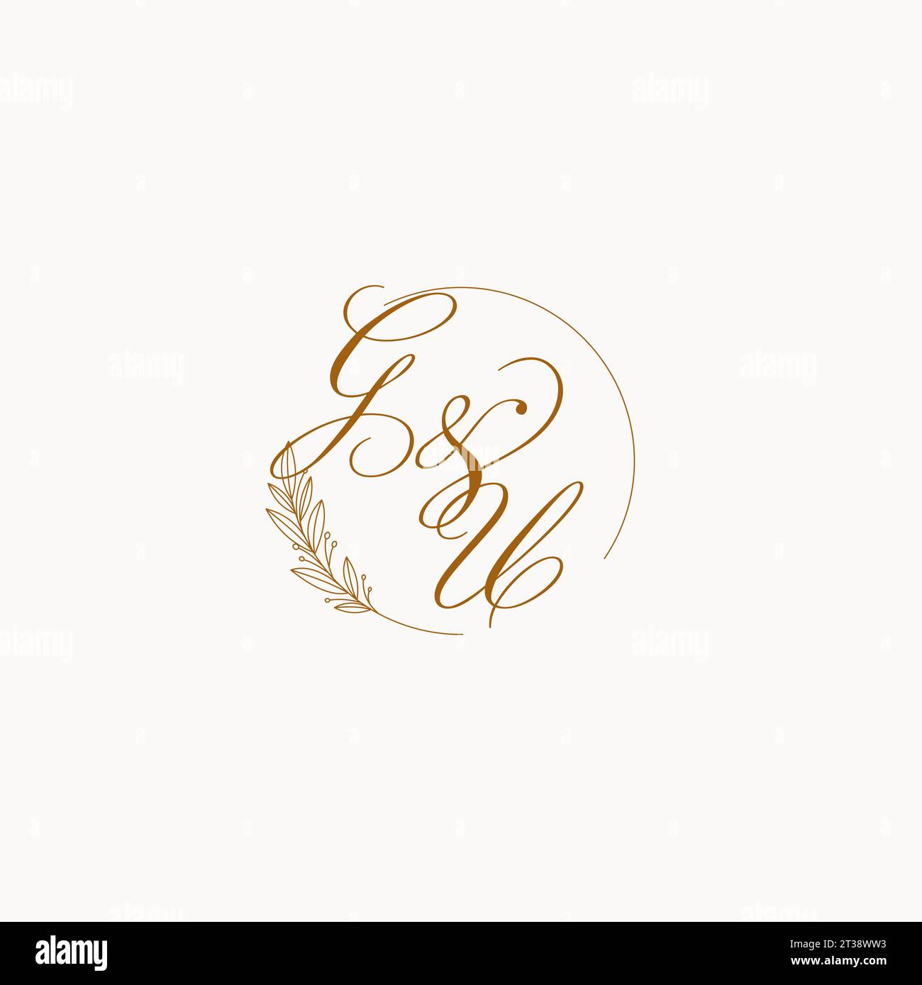 Gu initials logo Cut Out Stock Images & Pictures - Alamy