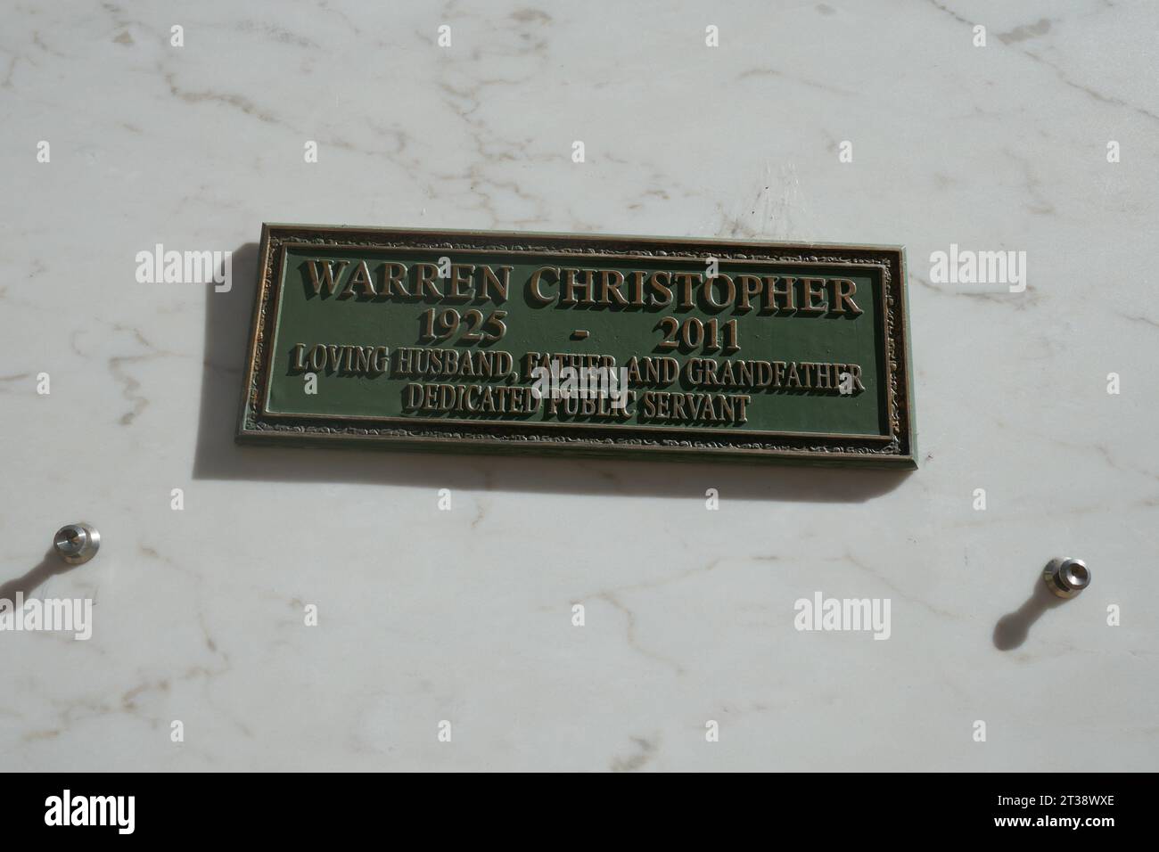 Los Angeles, California, USA 20th October 2023 Warren Christopher Grave ...