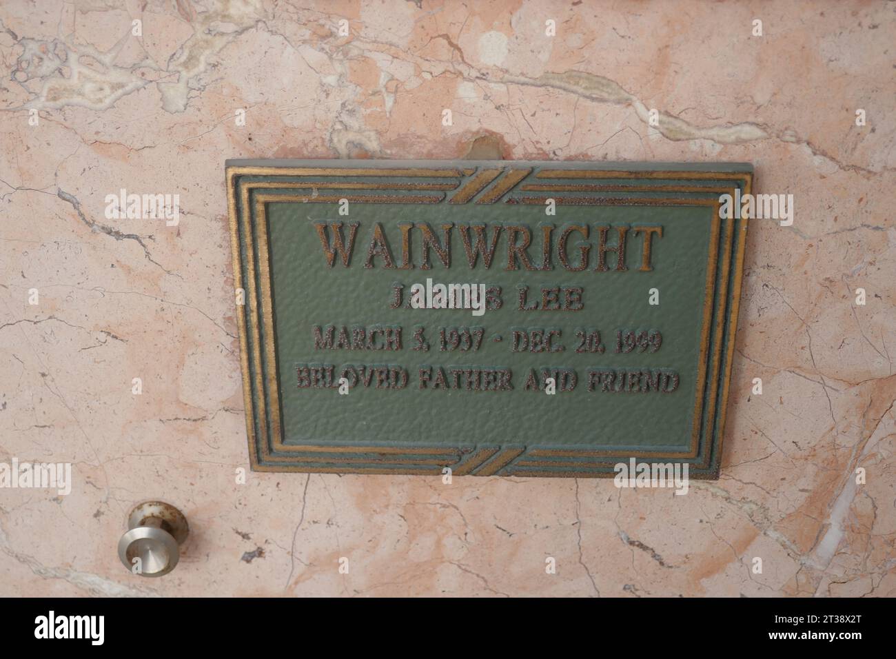 Los Angeles, California, USA 20th October 2023 Actor James Wainwright ...