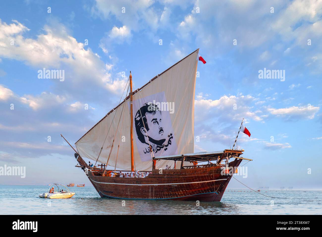 Dhow wooden boat maker. constructing dhow boat. Dhow Festival Doha ...