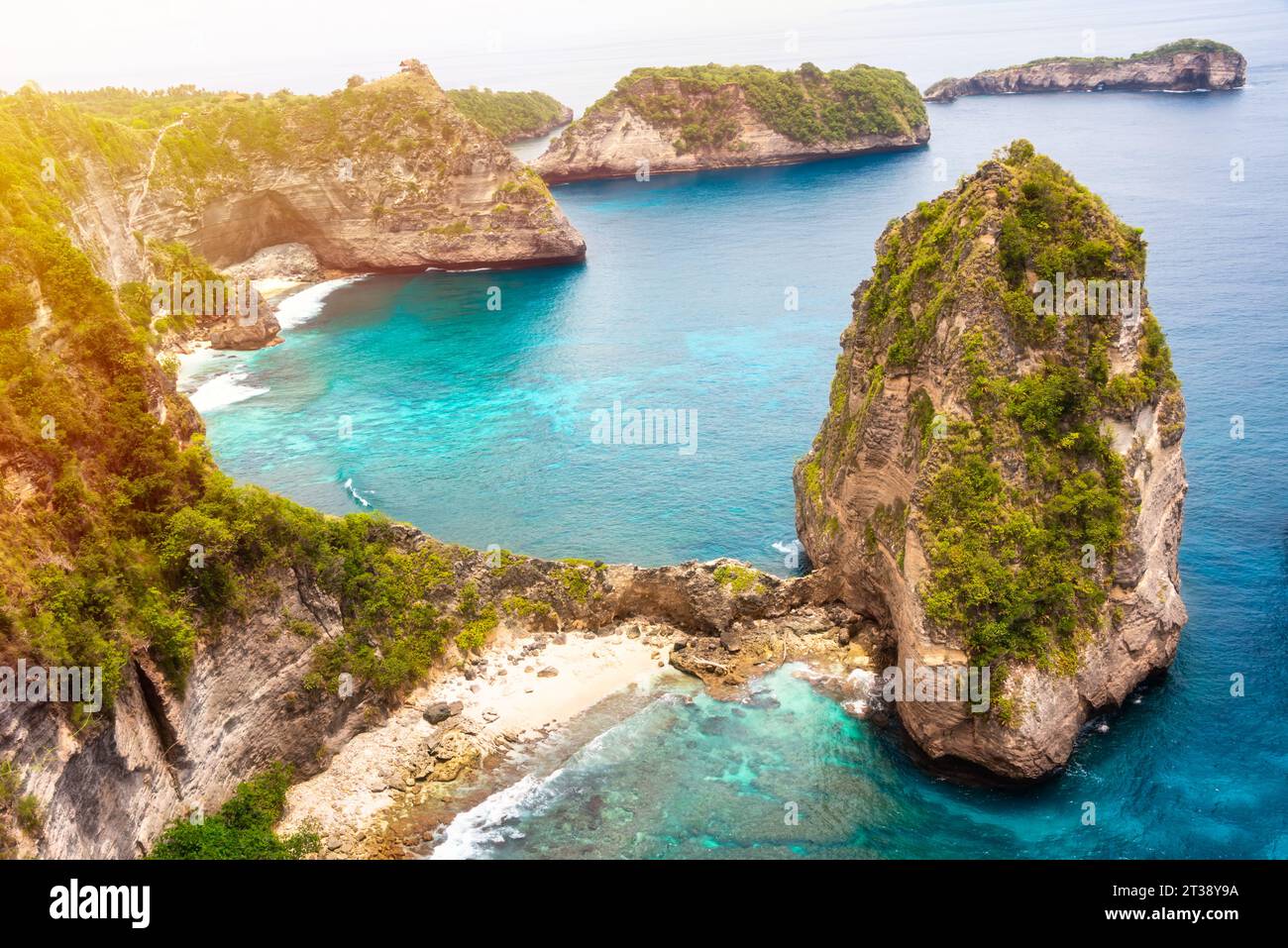 Ocean and small islands view on Bali island, Indonesia Stock Photo - Alamy