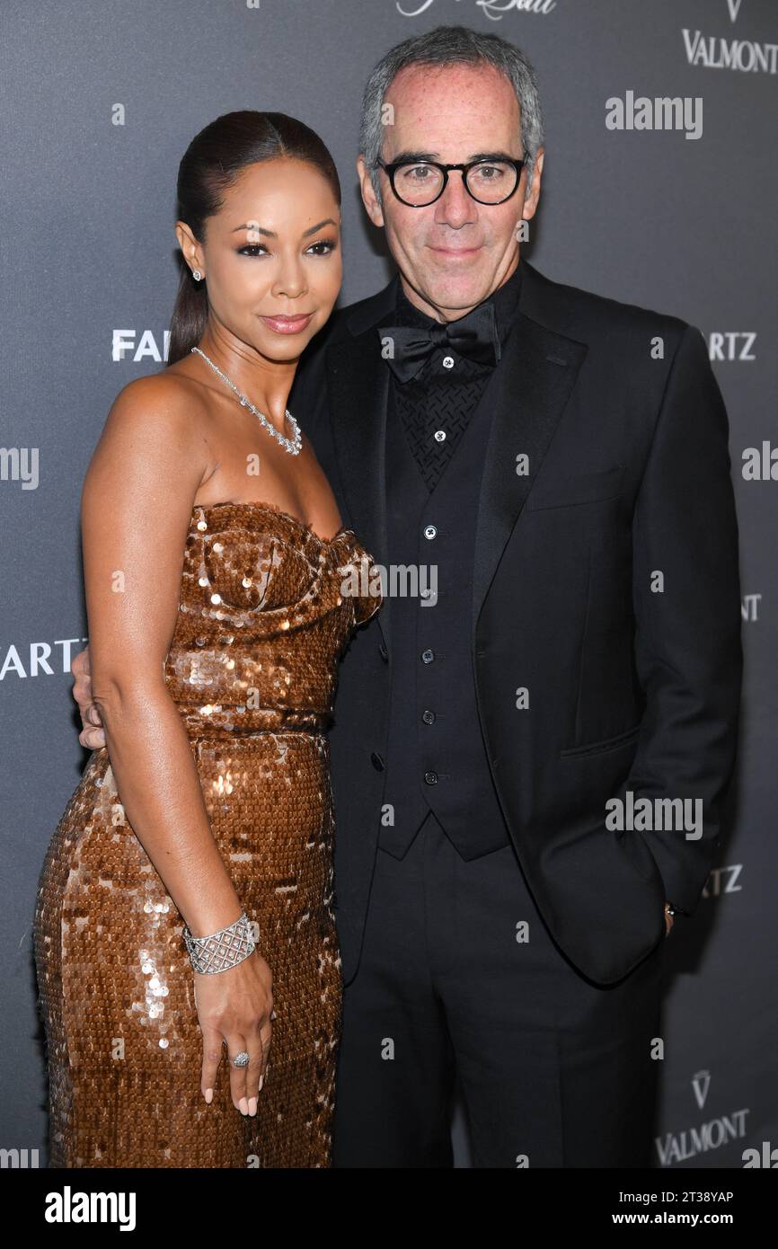 New York, USA. 23rd Oct, 2023. Angelina Lipman and Monte Lipman ...