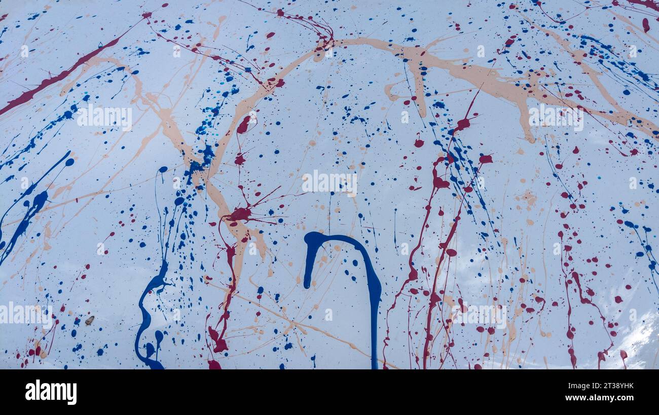 Colorful Dripping paint splashes art wallpaper painting color ...