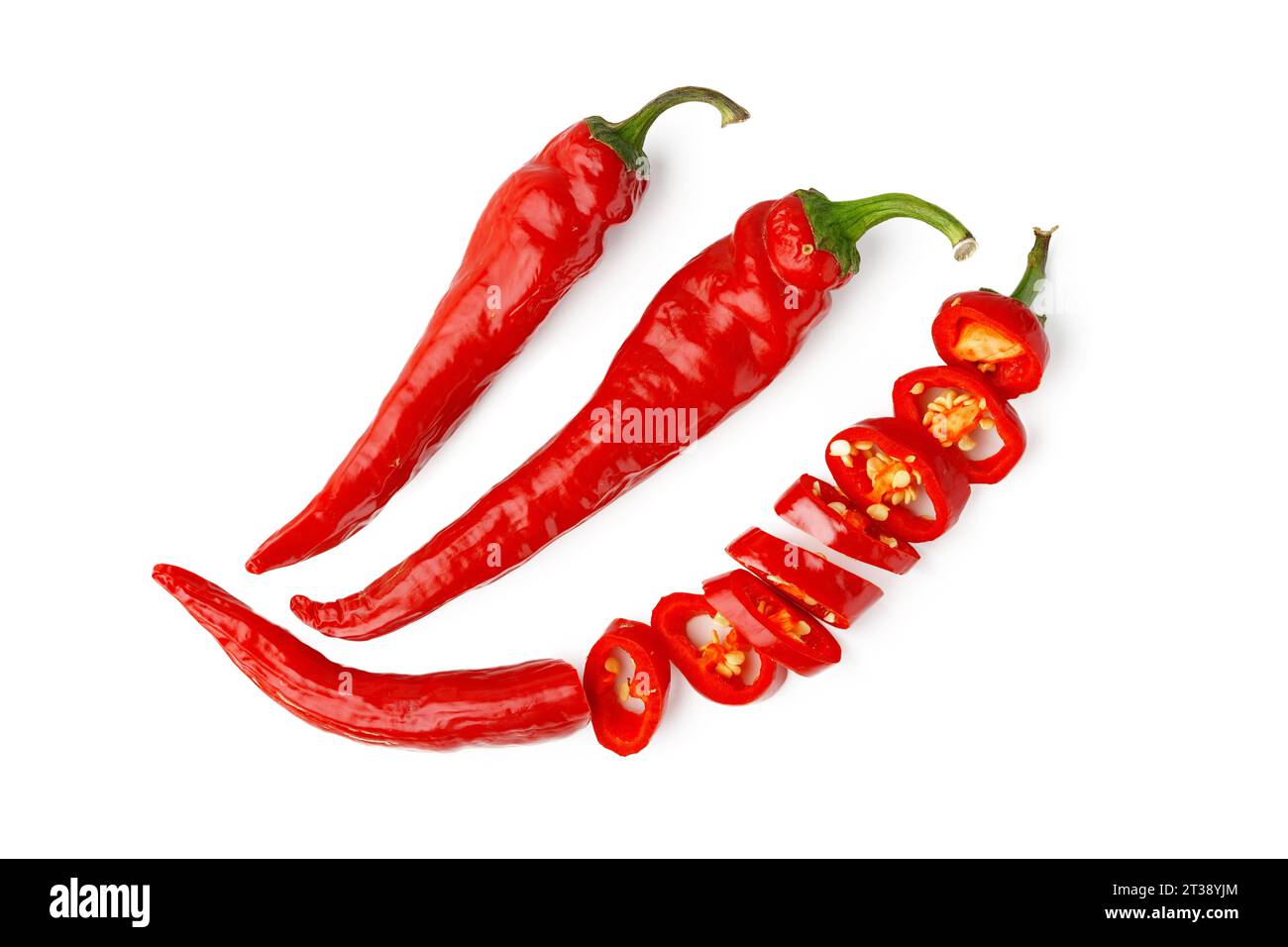 One sliced red chile pepper hi-res stock photography and images - Alamy