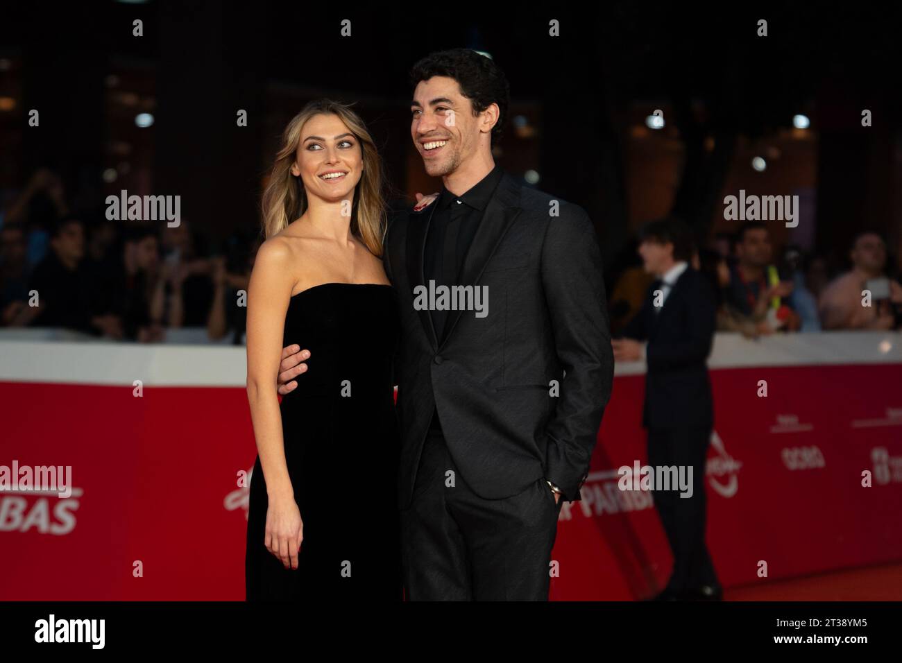 ROME, ITALY - OCTOBER 23: Veronica Ricci and Eduardo Scarpetta attend a ...
