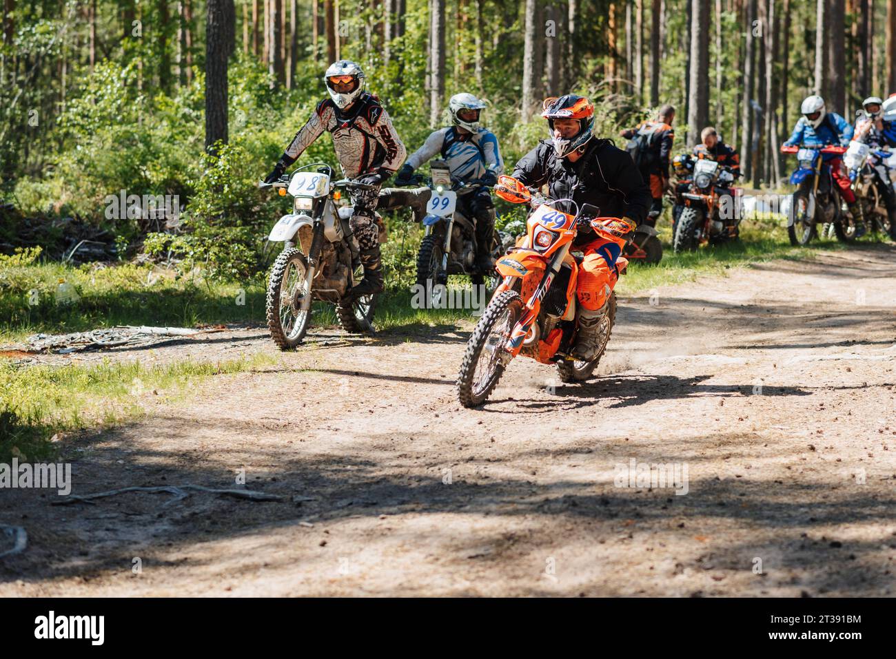REPUBLIC OF KARELIA, RUSSIA - CIRCA JUNE, 2022: Off-road tournament ...