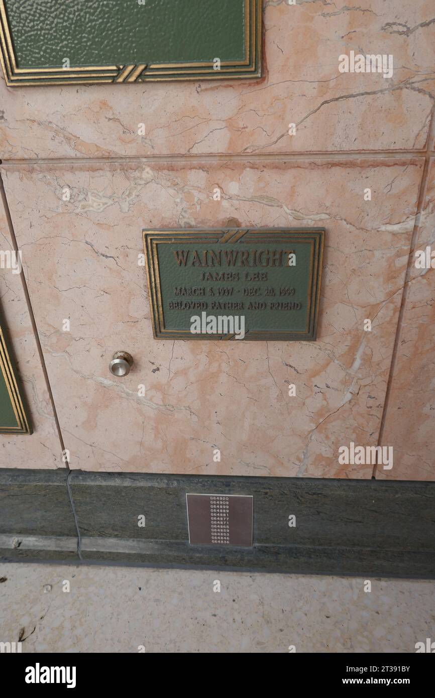 Los Angeles, California, USA 20th October 2023 Actor James Wainwright ...