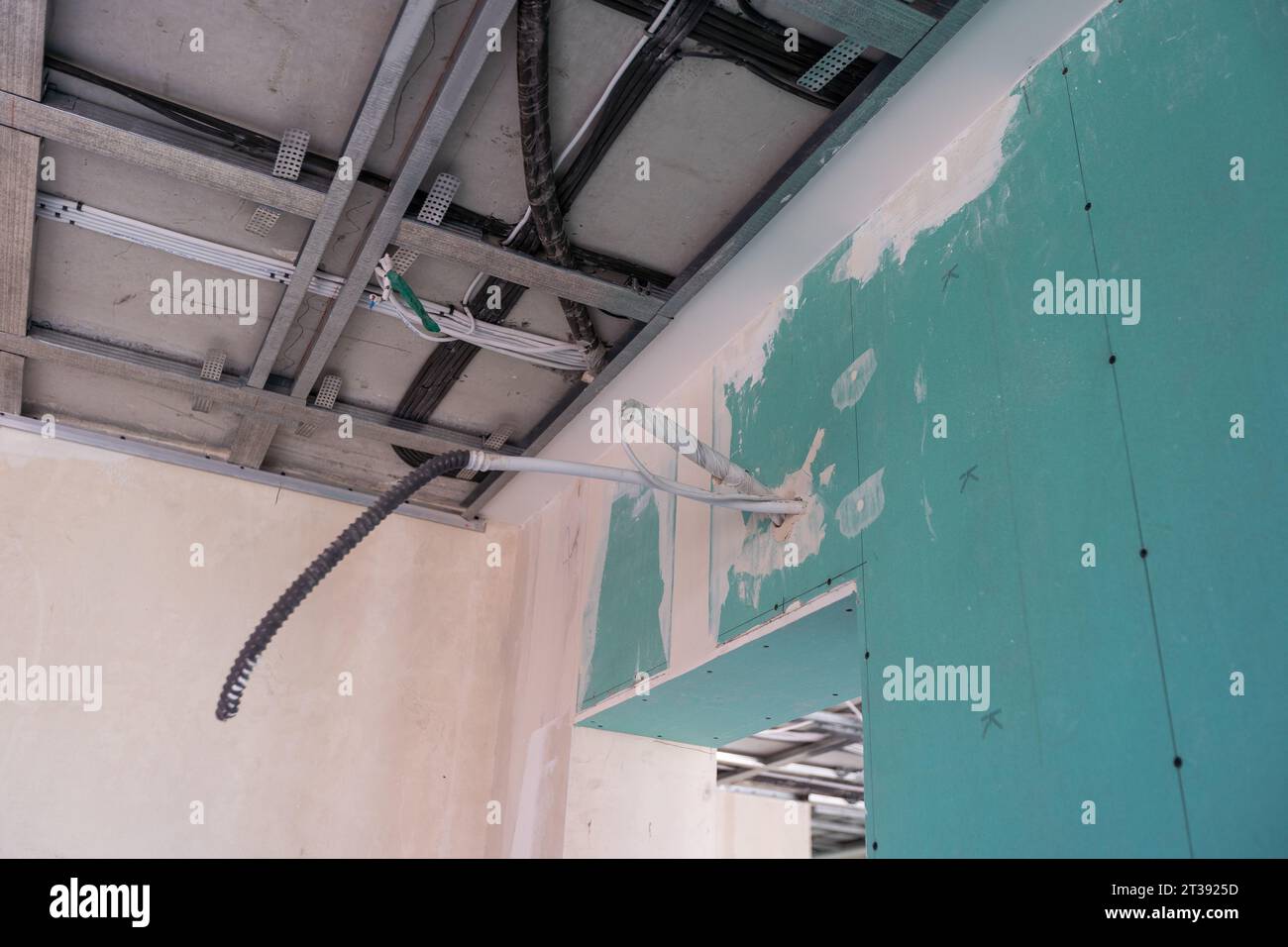 Bottom of the frame mounted ceiling Stock Photo - Alamy