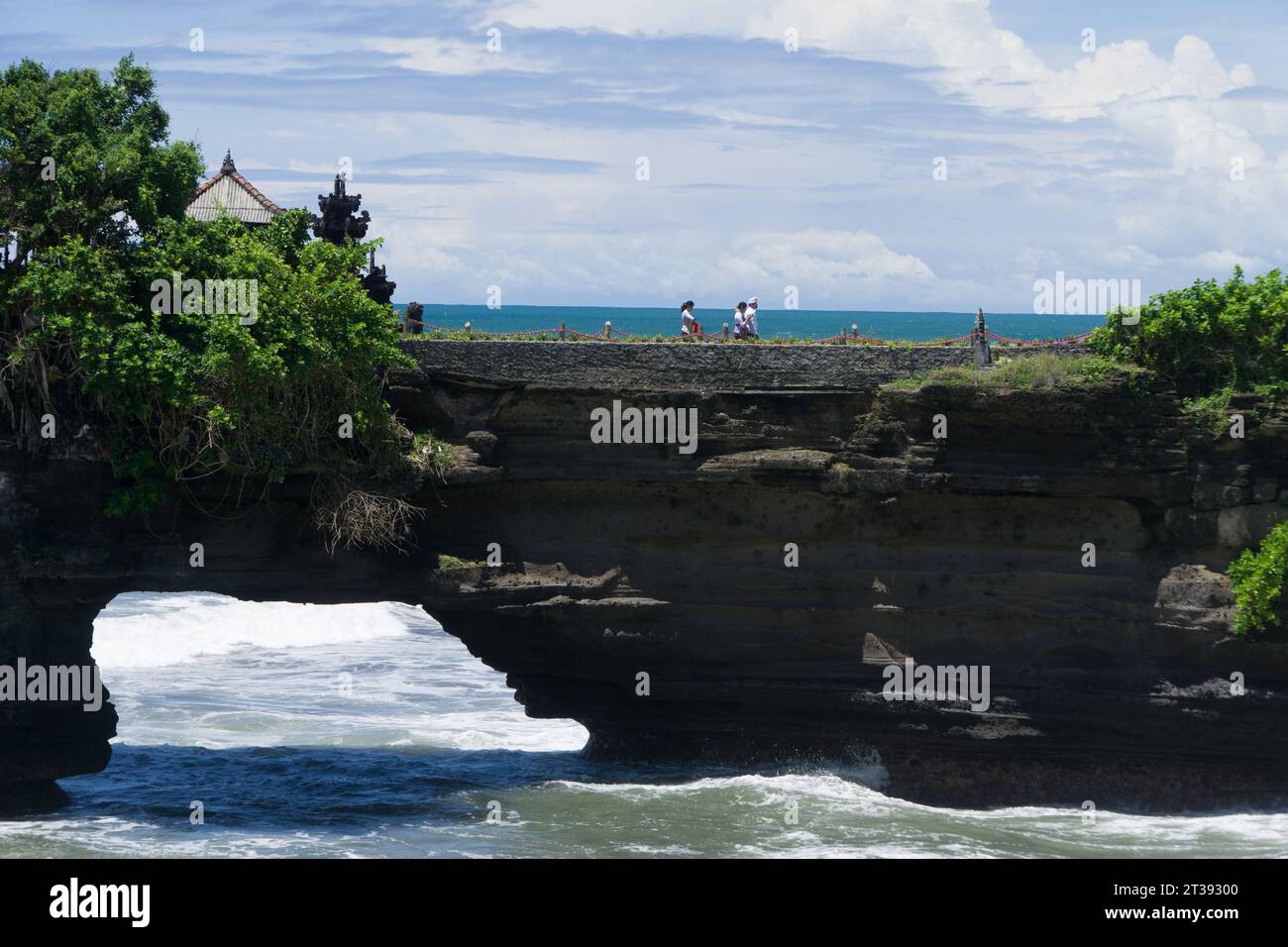 Karang Island, one of the places of worship in Tanah Lot, Bali Stock ...