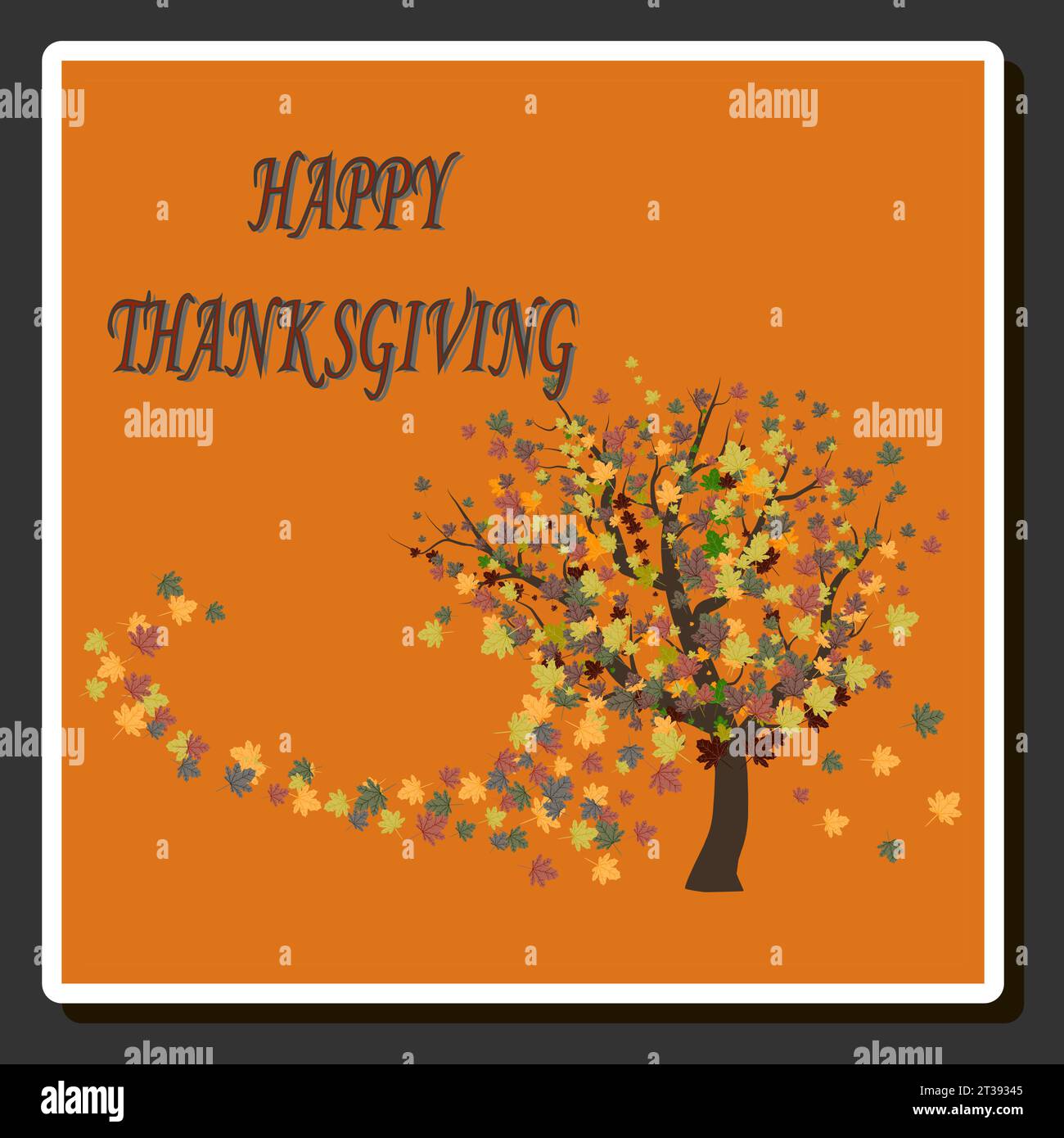 Beautiful color illustration on theme of celebrating annual holiday ...
