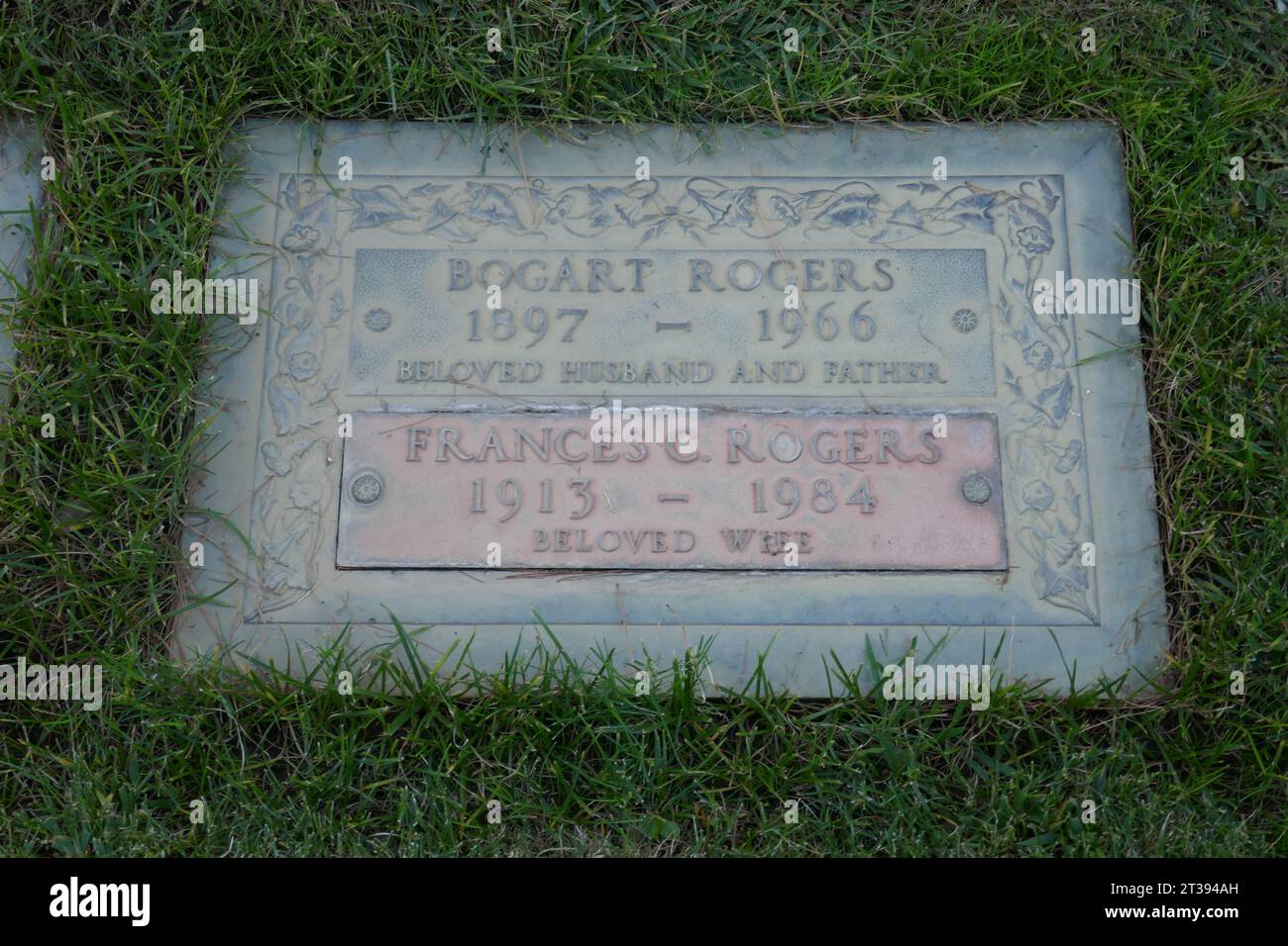 Los Angeles, California, USA 20th October 2023 Writer/Producer Bogart Rogers Grave at Forest ...