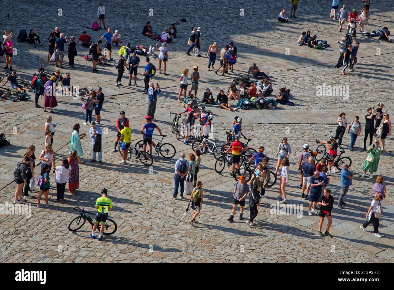 Santiago de compostella aerial hi-res stock photography and images - Alamy