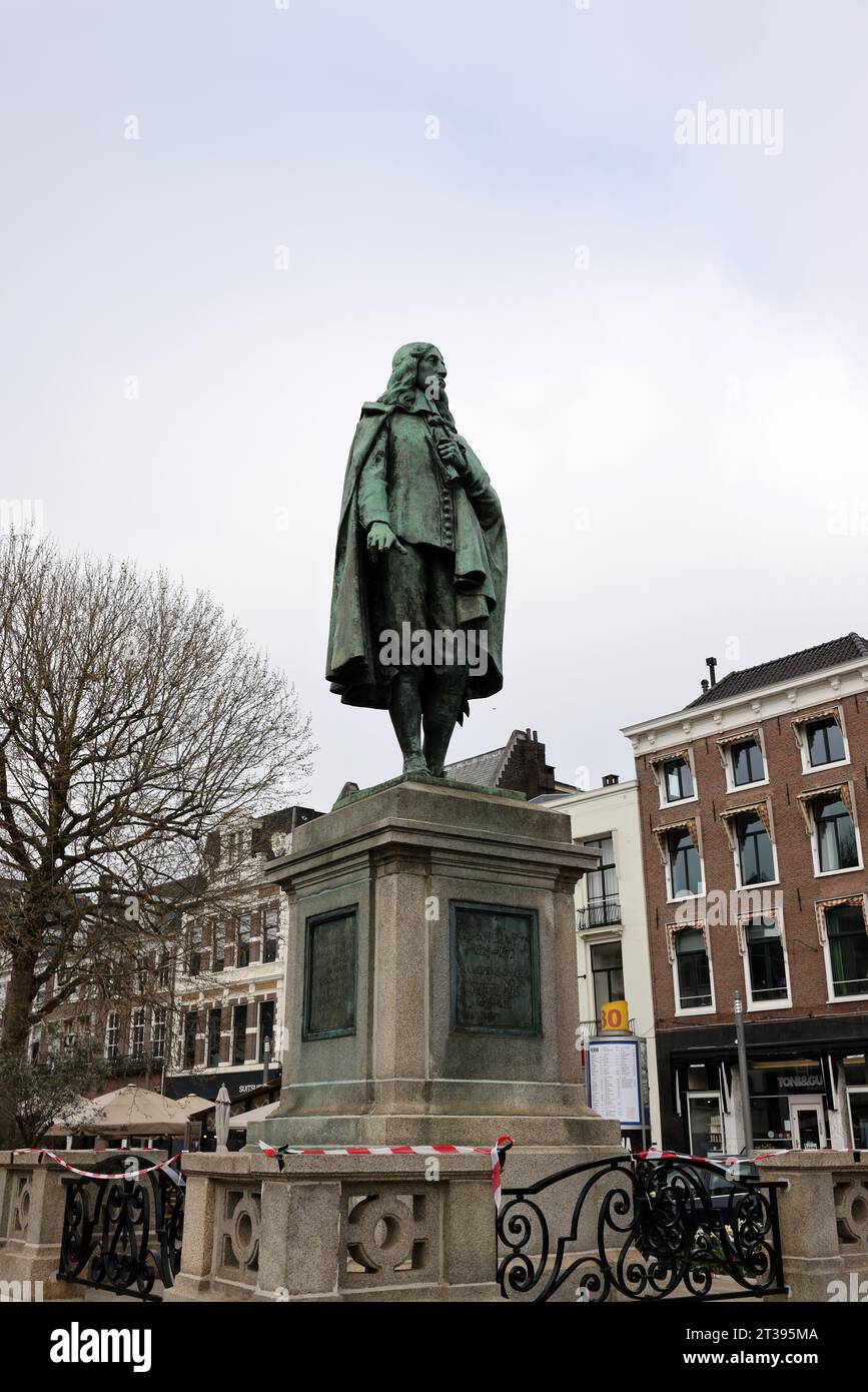 The Hague, Netherlands - April 17, 2023: The statue of Johan de Witt at ...