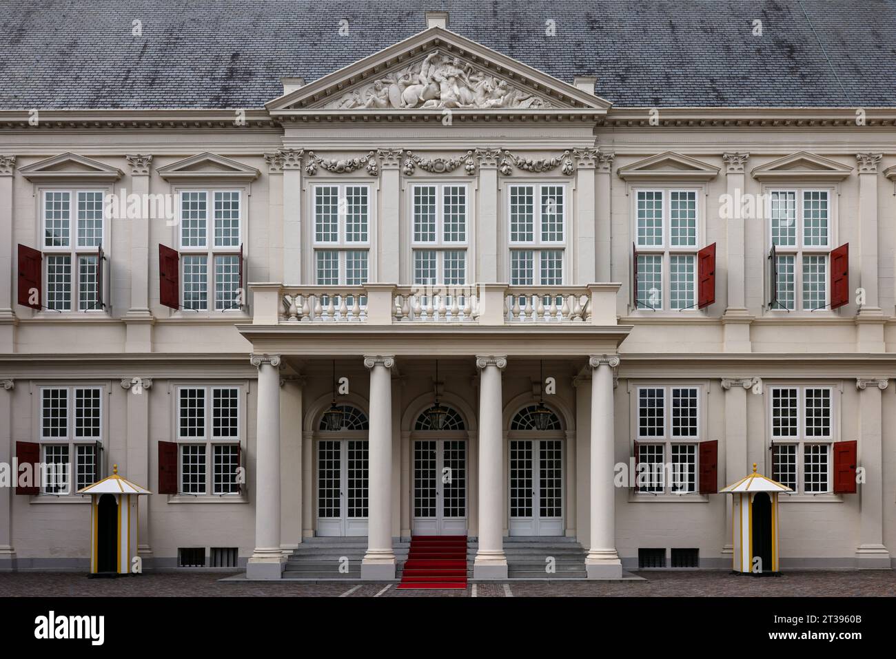 The Hague, Netherlands - April 17, 2023: Paleis Noordeinde, Noordeinde ...