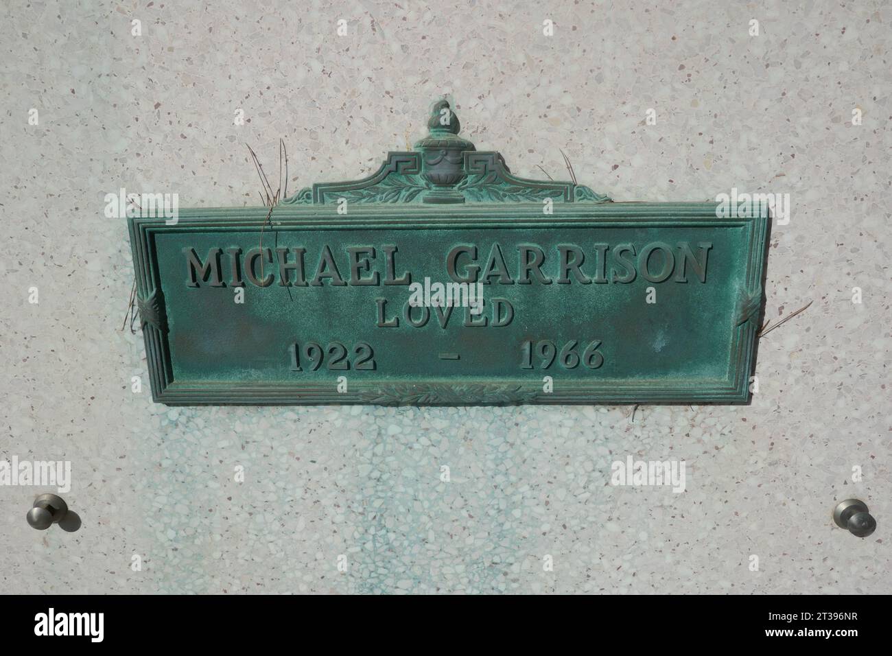 Los Angeles, California, USA 20th October 2023 Television Producer Michael Garrison Grave at ...