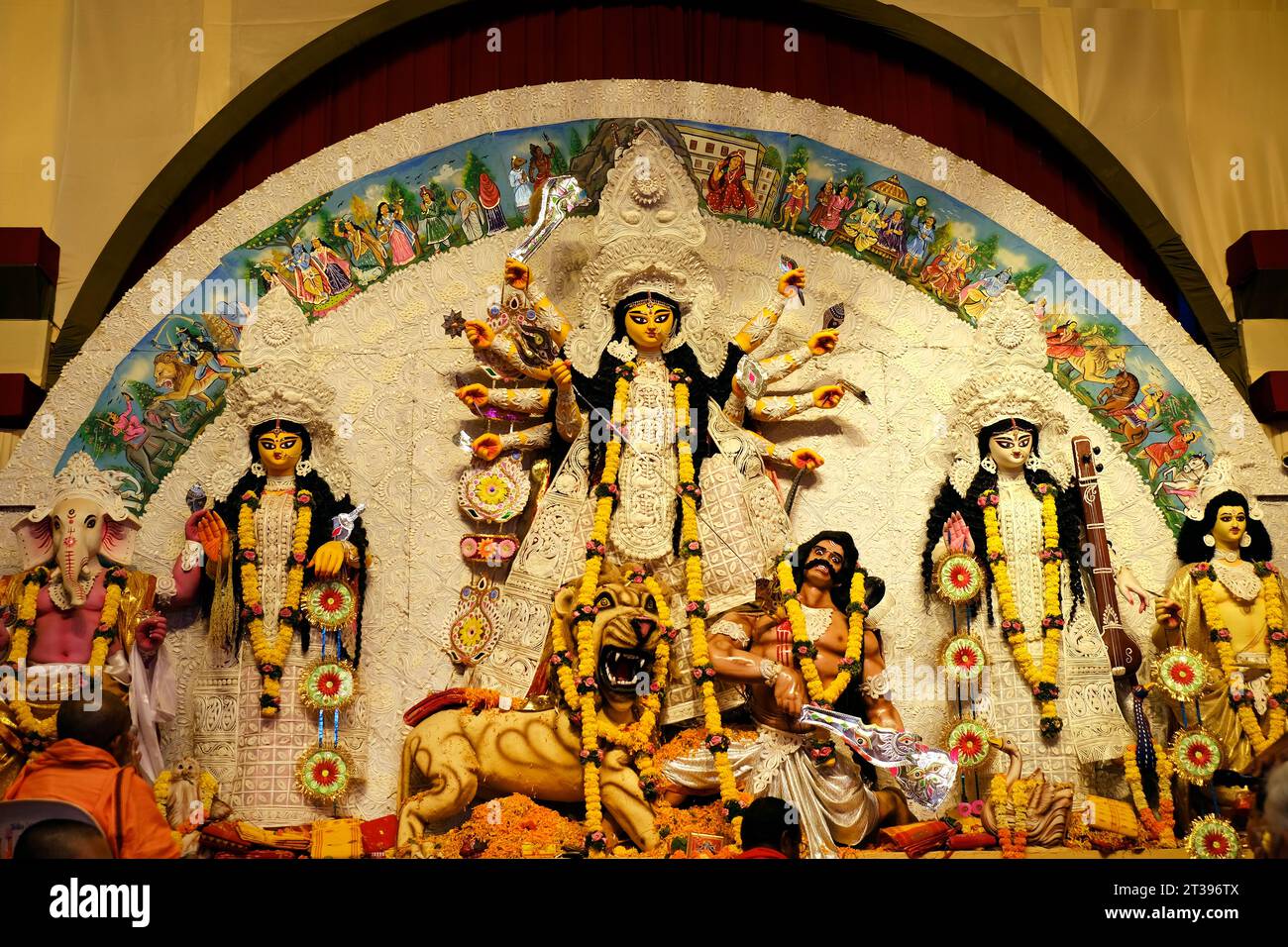 Pune, India 23rd October 2023, Durga Puja is the one of the most famous ...