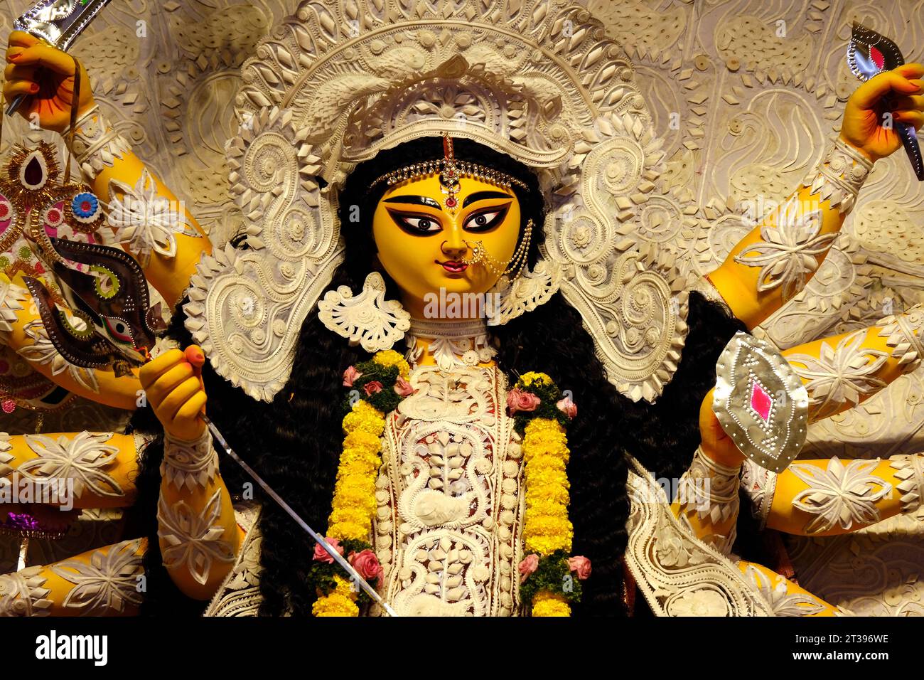 Pune, India 23rd October 2023, Durga Puja is the one of the most famous ...