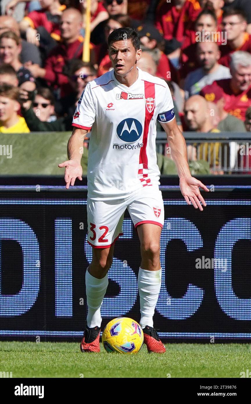 Matteo Pessina of AC Monza during the Serie A Tim match between AS Roma ...