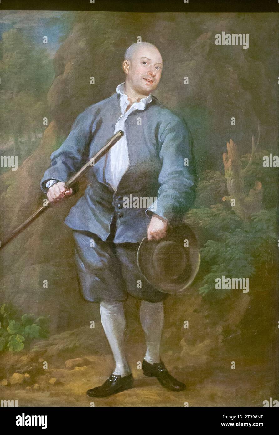 John ('Jack') Broughton by William Hogarth Stock Photo - Alamy