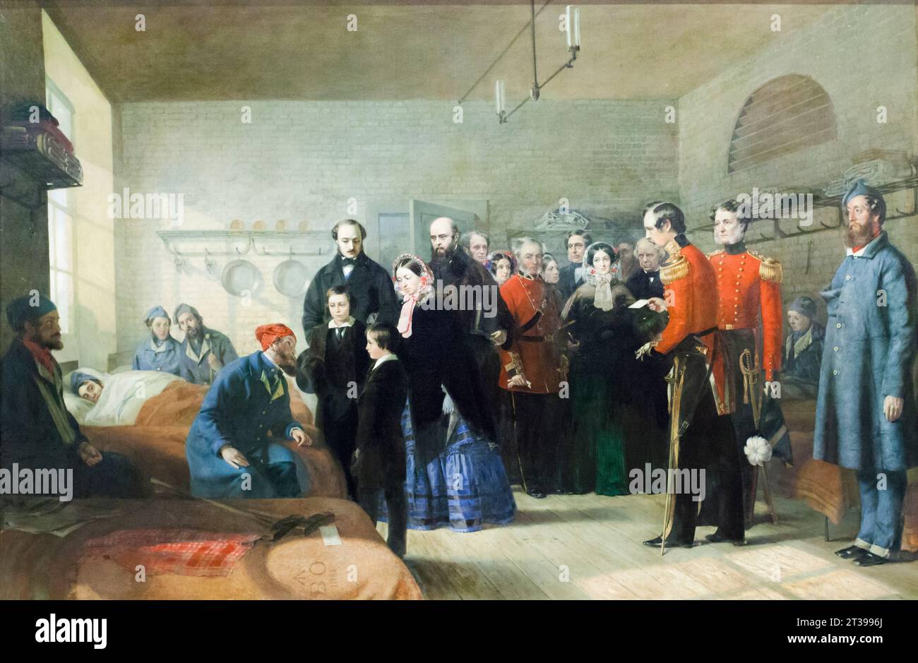 Queen Victoria's First Visit to her Wounded Soldiers by Jerry Barrett ...