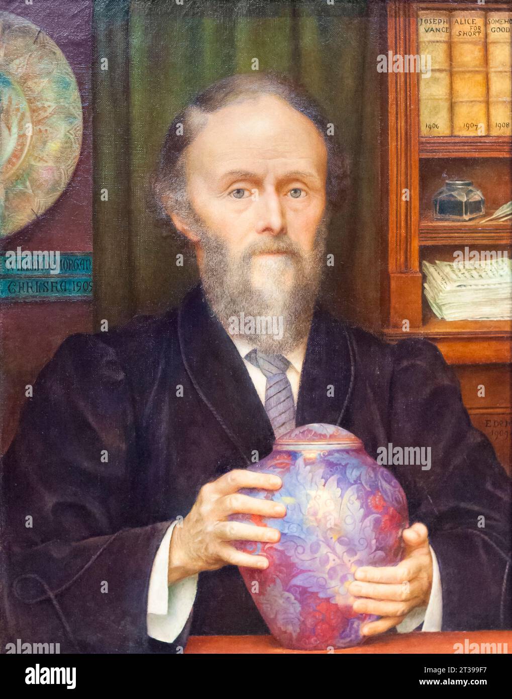 William De Morgan by Evelyn De Morgan Stock Photo - Alamy