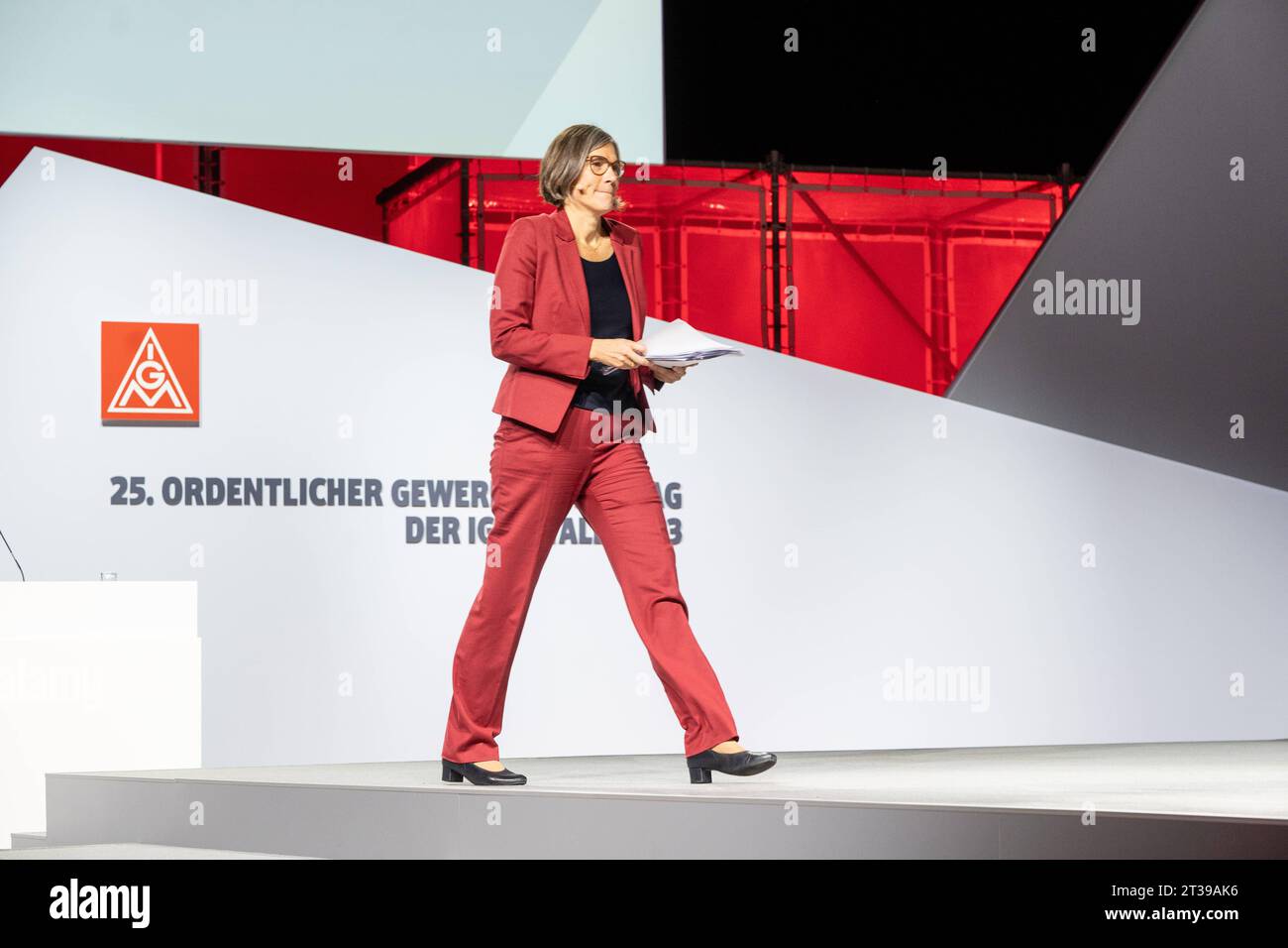 25. Gewerkschaftstag der IG Metall 2023 in Frankfurt Christiane Benner ...