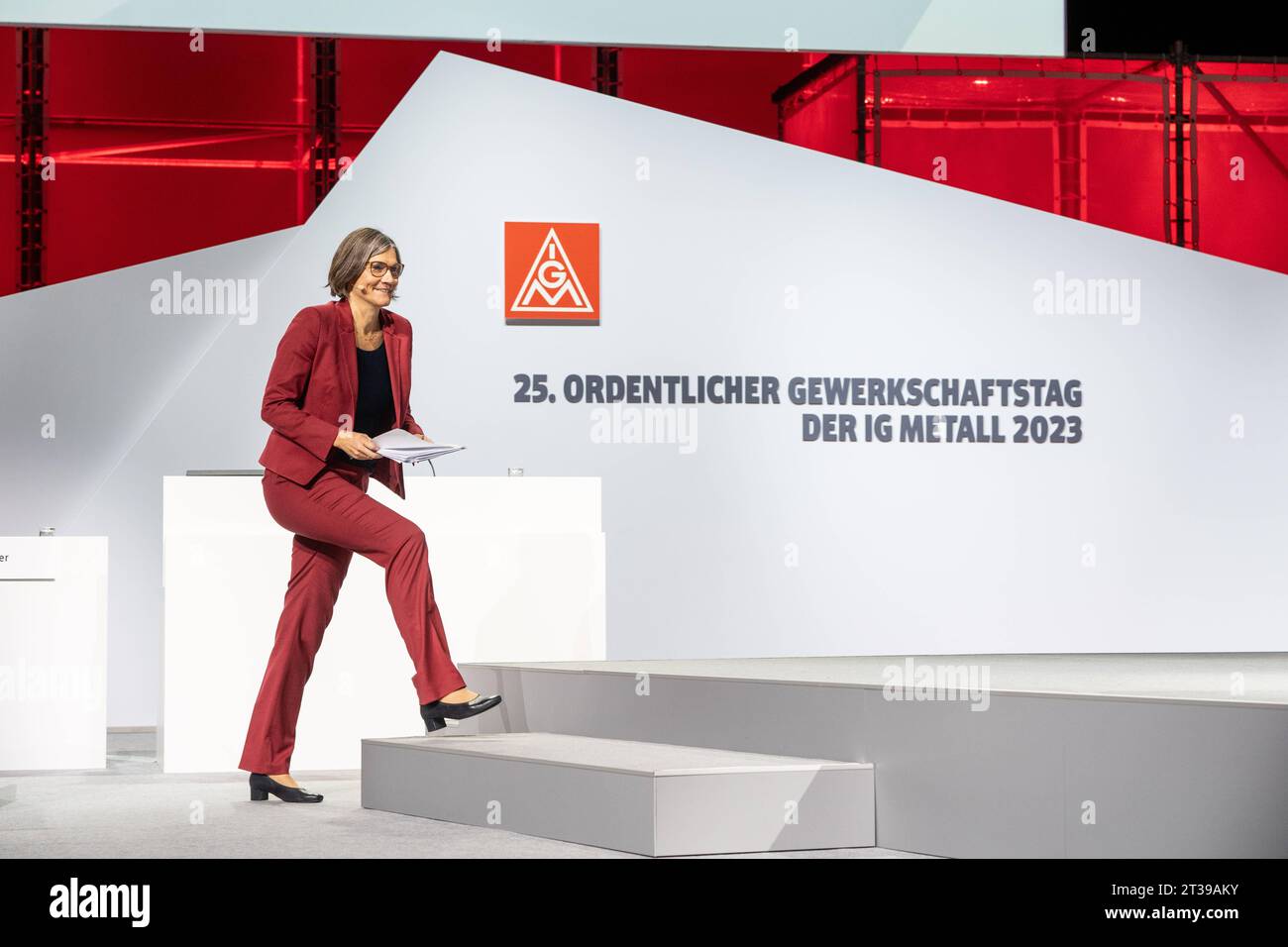 25. Gewerkschaftstag der IG Metall 2023 in Frankfurt Christiane Benner ...