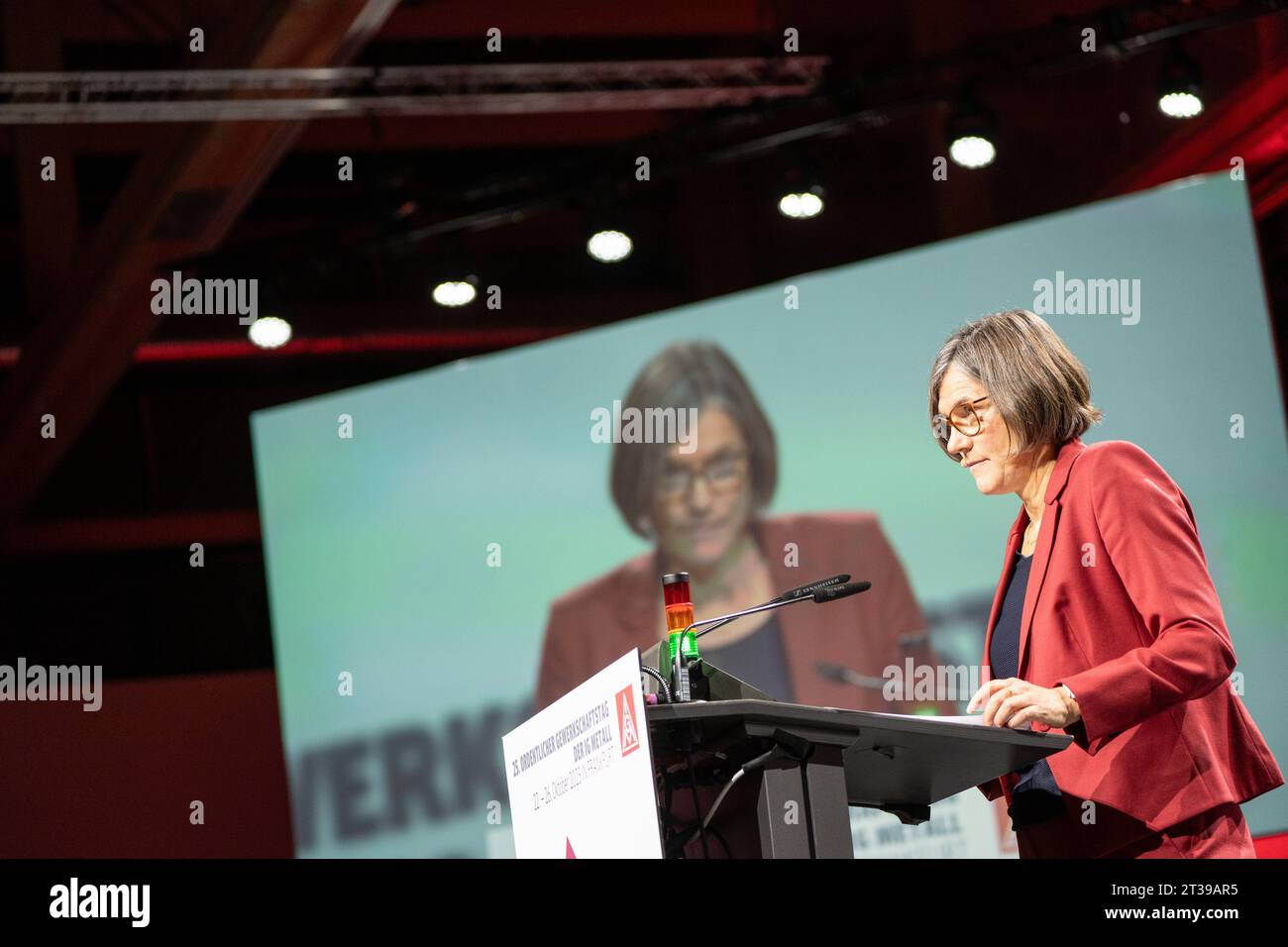 25. Gewerkschaftstag der IG Metall 2023 in Frankfurt Christiane Benner ...