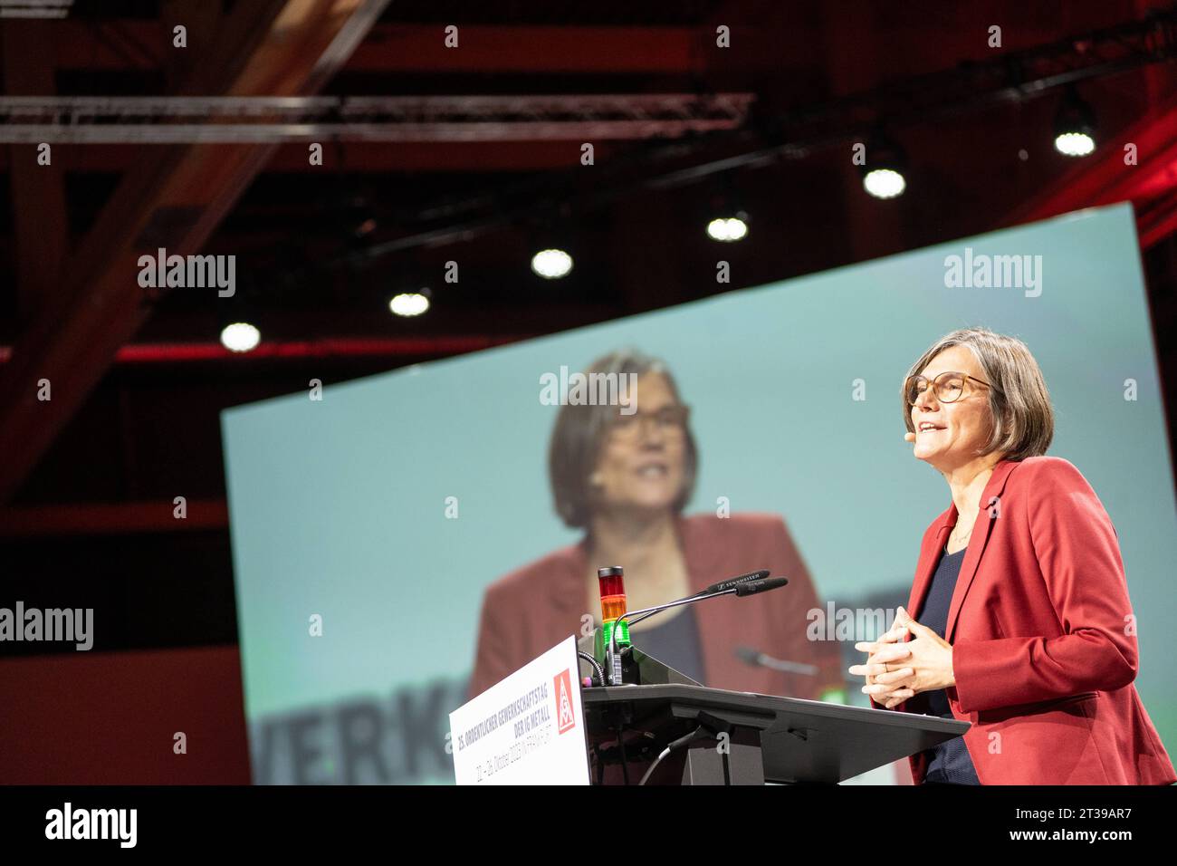 25. Gewerkschaftstag der IG Metall 2023 in Frankfurt Christiane Benner ...