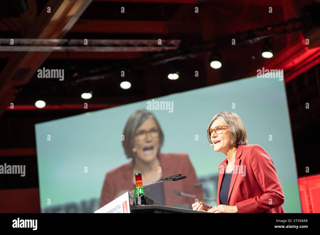 25. Gewerkschaftstag der IG Metall 2023 in Frankfurt Christiane Benner ...
