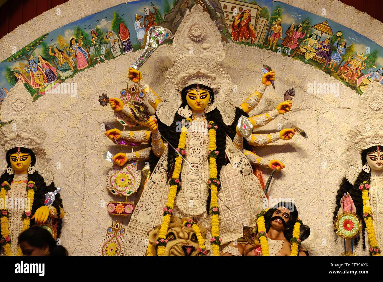 Pune, India 23rd October 2023, Durga Puja is the one of the most famous ...