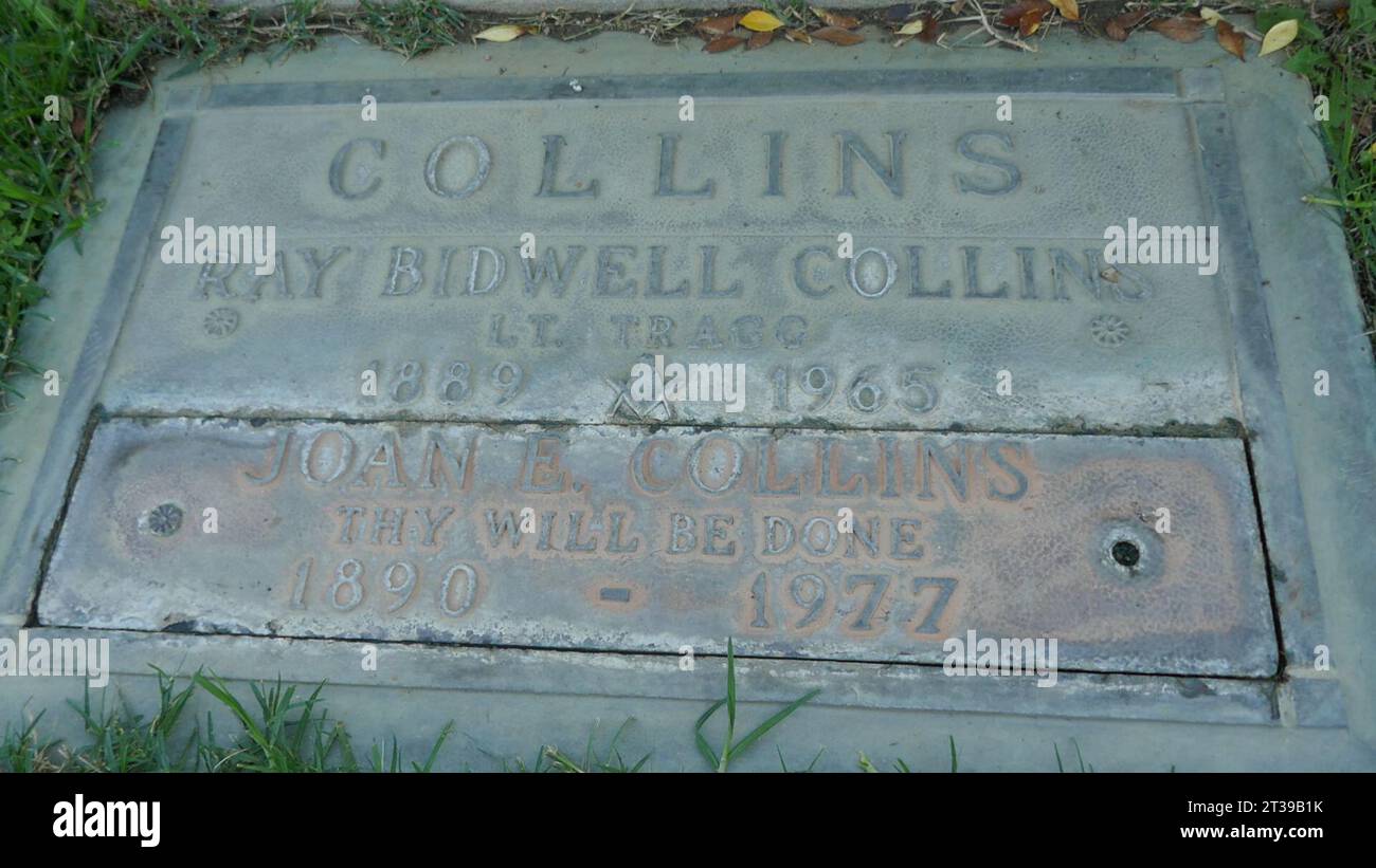 Los Angeles, California, USA 20th October 2023 Actor Ray Collins Grave ...