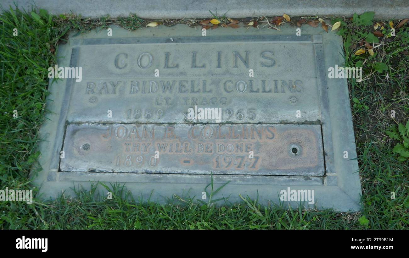 Los Angeles, California, USA 20th October 2023 Actor Ray Collins Grave ...