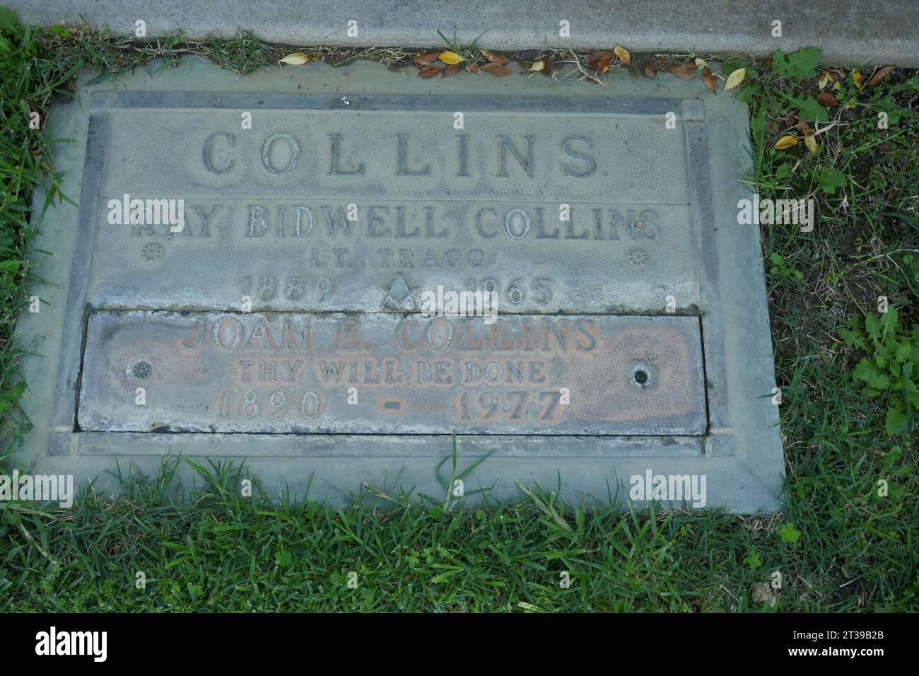 Los Angeles, California, USA 20th October 2023 Actor Ray Collins Grave ...