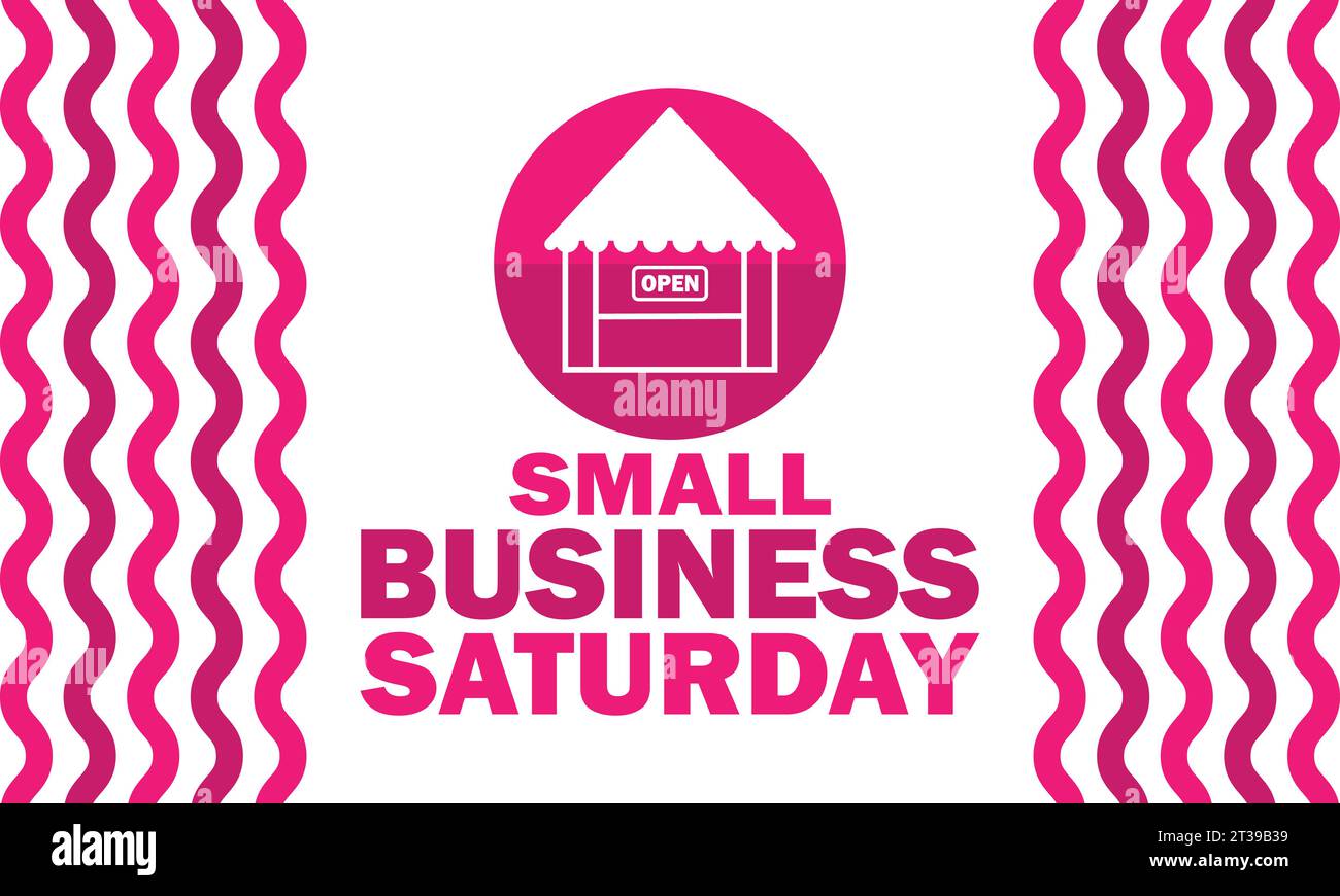Small Business Saturday Vector illustration. Suitable for greeting card ...