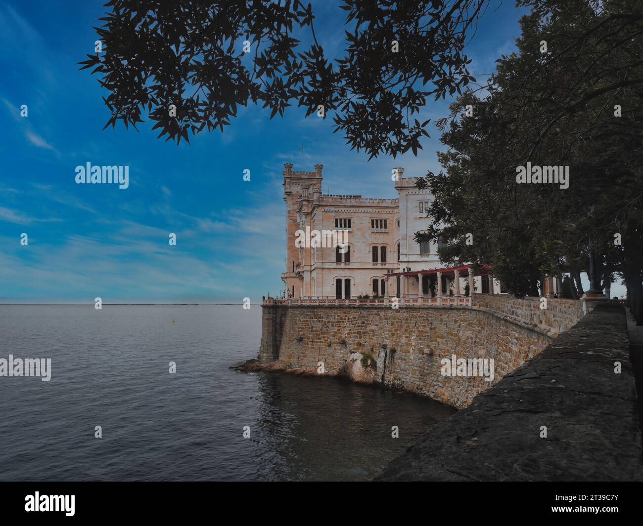 Castello di Miramare (Miramare Castle) Trieste Italy Stock Photo - Alamy